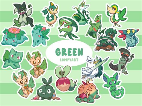 Pokemon Green Starters