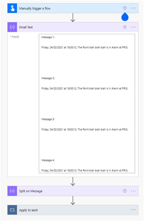 Solved Parsing Multiple Lines Of An Email Power Platform Community