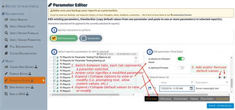 crystal reports parameter editor and standardize tool now available