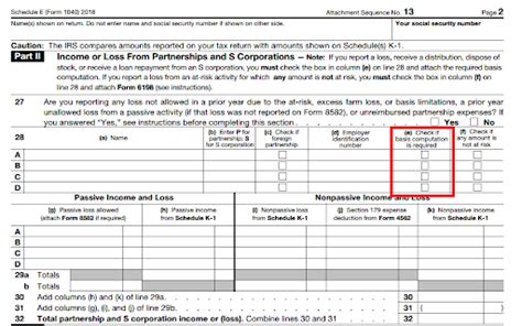 S Corp Shareholder Basis Worksheet Excel Prntbl