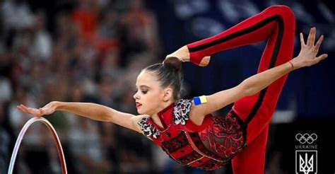Українка Таїсія Онофрійчук посіла девяте місце на Олімпіаді з художньої гімнастики Читайте на