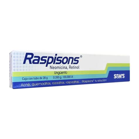 Raspisons Unguento Neomicina Retinol 28g Farmaenvios