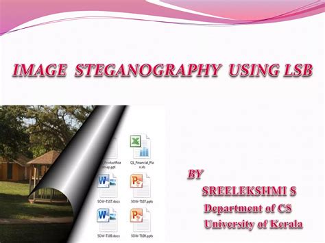 Image Steganography Using Lsb Pptx Photo Editing Software