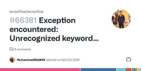 Exception Encountered Unrecognized Keyword Arguments Batchshape · Issue 66381