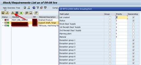 Items Sequence In Overview Tree For Md04 Sap Community
