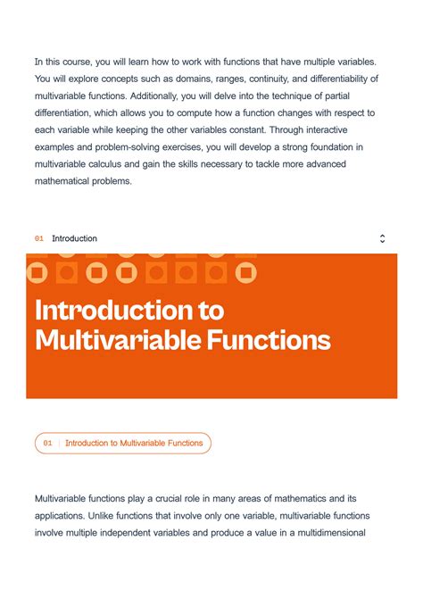 Solution Multivariable Functions And Partial Differentiation Studypool