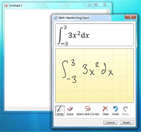 Handwritten Math Recognition In Windows—wolfram Language Documentation