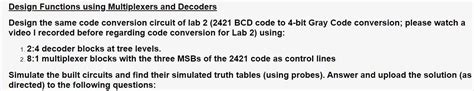 Solved Handwriting For The Decoder Part Construct The