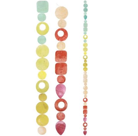 Capiz Shell Strand Capiz Shell Capiz Beautiful Color Combinations