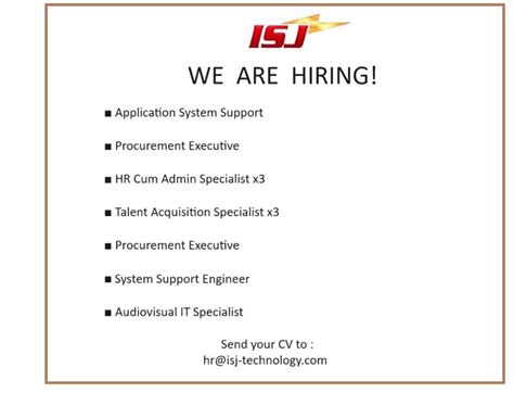 Isj Technology Sdn Bhd Posted On Linkedin