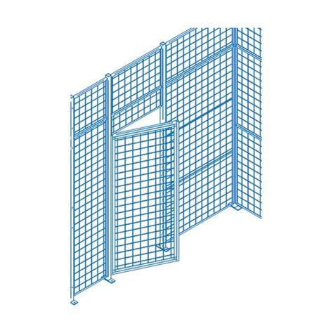 Wire Mesh Partition Components Swing Doors