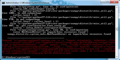 Python 27 Statsmodels Installation Error Stack Overflow
