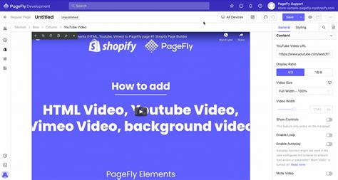 YouTube Element To Display Content Well With Youtube Video