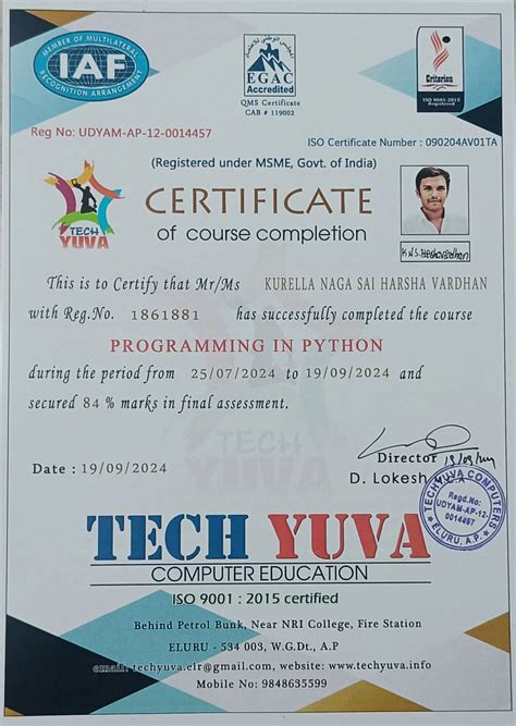 Harshavardhan Kurella On Linkedin I Completed My Programming In