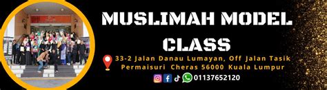 Muslimah Model Class Kursus Model Muslimah 2023