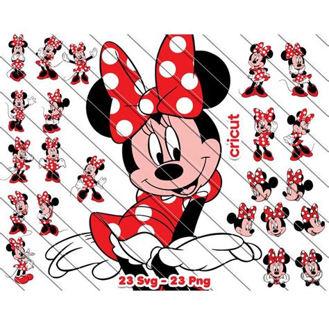 Red Minnie Mouse Svg Minnie Mouse For Cricut Minnie Mouse Png Minnie