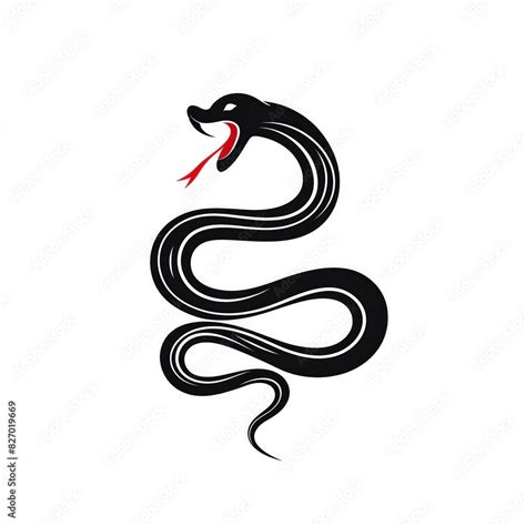 Snake Icon Or Snake Logo Logo Iconic Snake Chinese Circel Logo Snake