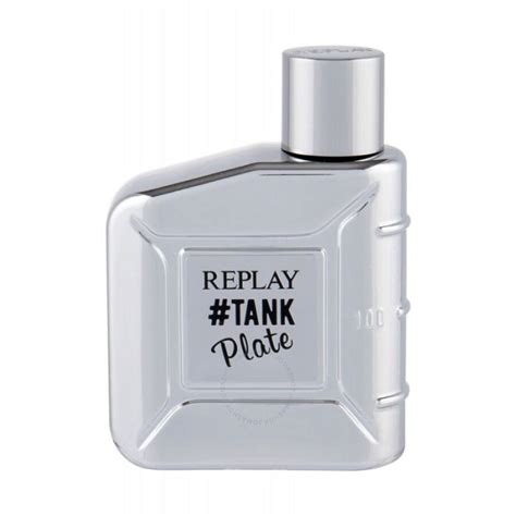 Replay Mens Tank Plate Edt 34 Oz Fragrances 679602901109