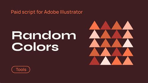 Create And Randomize Colors Using Randomcolors Paid Adobe Illustrator