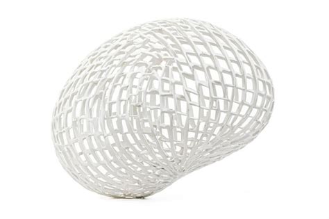 Abstract White Geometric Structure Premium Ai Generated Image