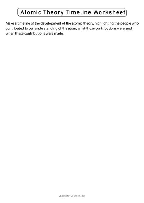 Free Printable Atomic Theory Worksheets Worksheets Library