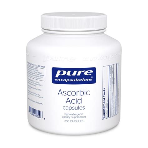 Ascorbic Acid 1 Gram 90 Caps Pure Encapsulations