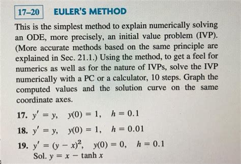 Solved This Is The Simplest Method To Explain Numerically