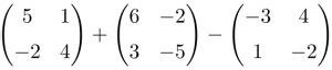 Adding And Subtracting Matrices Rules Examples And Properties