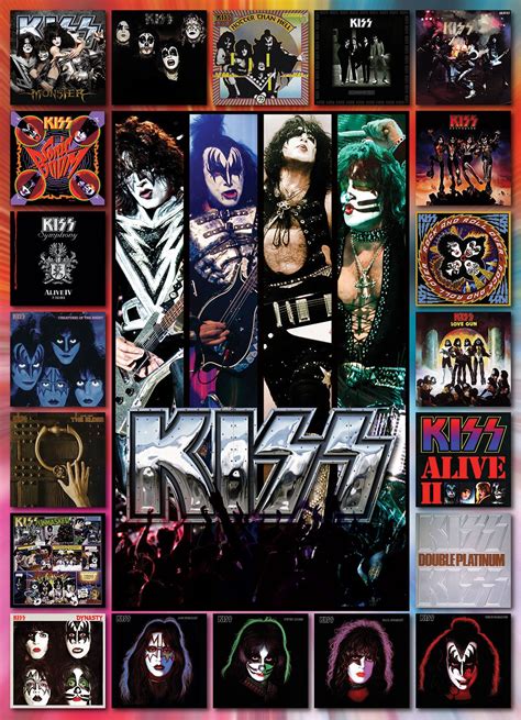 Kiss The Albums 1000 Pieces Album Covers Jigsaw Puzzles Album