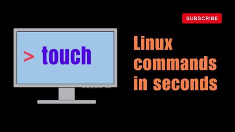 Touch Command How To Create Blank New File Linux Linuxcommand