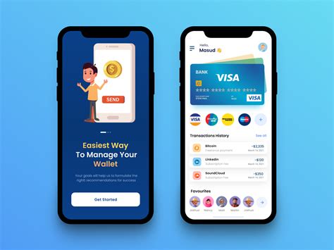 Finance Mobile App Ui Design Fintech App By Md Masud Rana On Dribbble