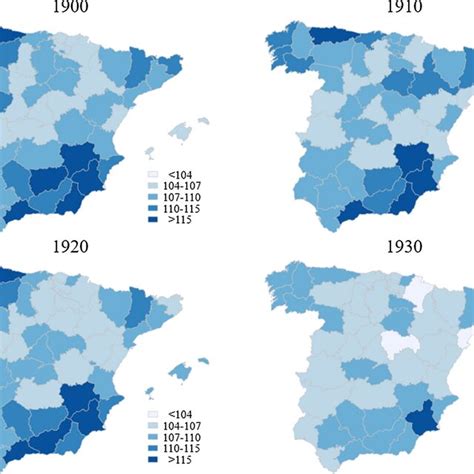 Gender Mortality Gap And The Sex Ratio At Birth 19001930 A Gender