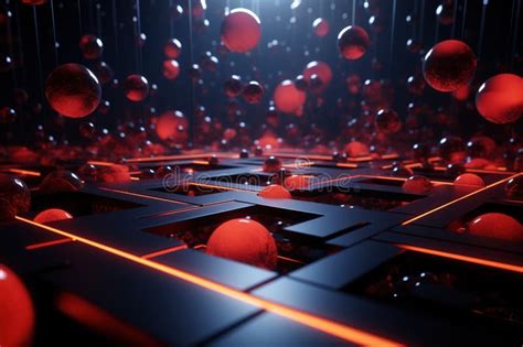 Abstract Waving Particle Technology Background Design Dots Flow