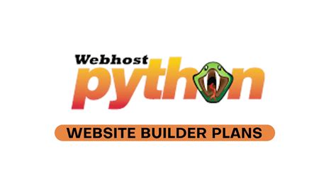 Webhostpythons New Website Builder Plans Youtube
