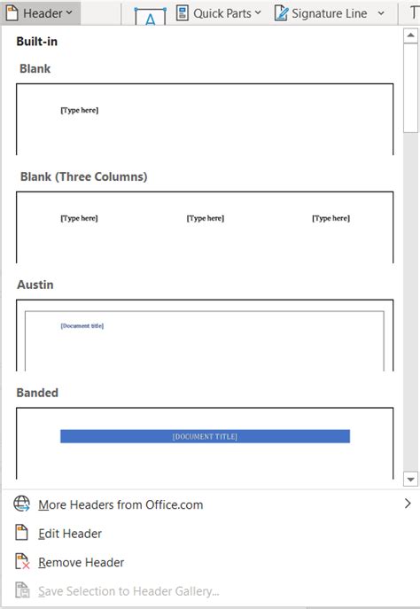 How To Insert Header Only On First Page Of Ms Word Document Pickupbrain