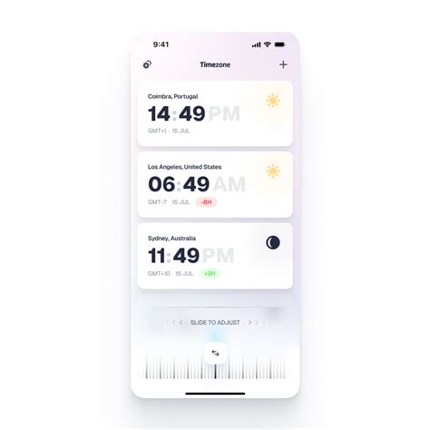 Timezone App By João Borges On Dribbble