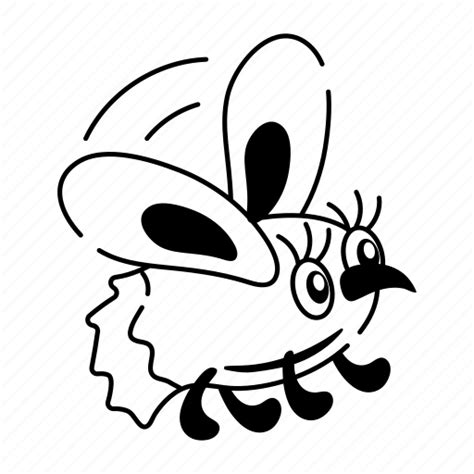 Systoechus Bee Fly Vulgaris Grasshopper Cute Icon Download On Iconfinder