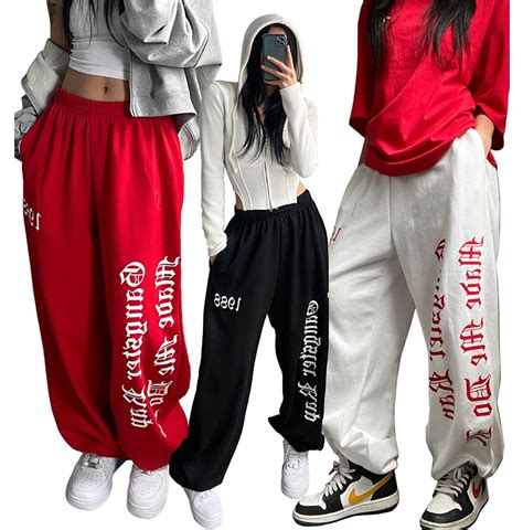 바운스 레터링 힙합 조거팬츠 방송댄스의상 댄스복 단체복 무대의상 스피닝 스우파 에이블리