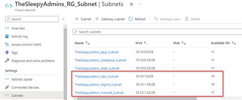 Network Security Group Restrict Access Between Azure Subnets