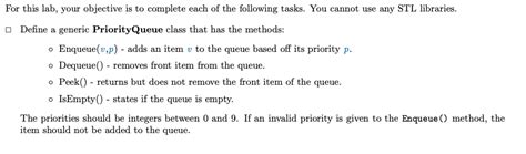 Solved For This Lab Your Objective Is To Complete Each Of Chegg