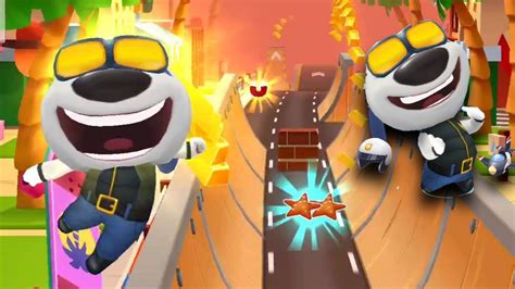 Deputy Hank My Talking Tom Gold Run Gameplay Lets Play Youtube