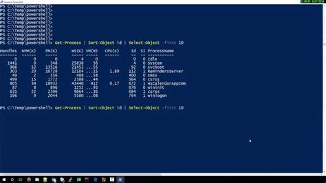 Get All Processes Sorted By Id With Powershell Youtube