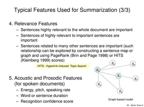 Ppt A Brief Review Of Extractive Summarization Research Powerpoint