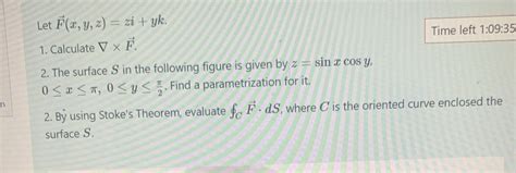 Solved Let vec(F)(x,y,z)=zi+yk.Calculate grad×vec(F).Time | Chegg.com