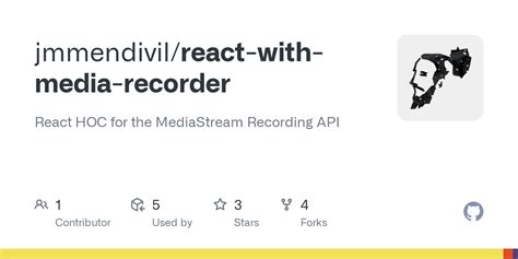 github jmmendivil react with media recorder react hoc for the