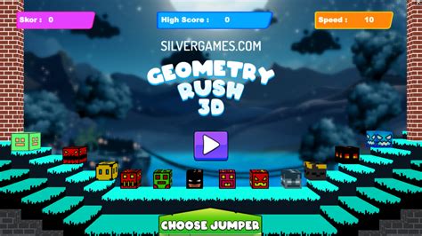 Geometry Dash 3d Грайте Онлайн на Silvergames 🕹️