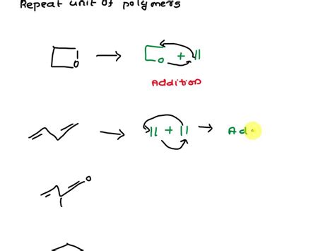Solved 3 3 Draw The Repeat Unit Of The Polymer That Would Be Obtained In The Polymerization Of