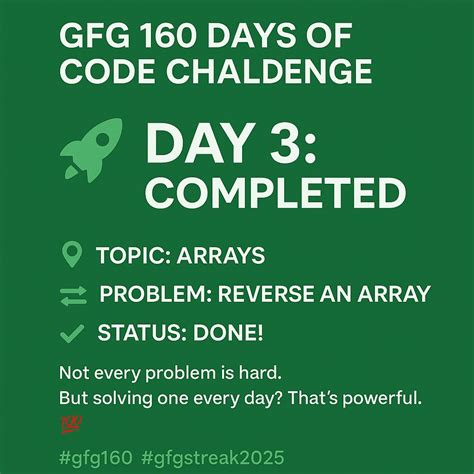 Gfg160 Dsa Codingchallenge Gfg160 Gfgstreak2025 Geeksforgeeks