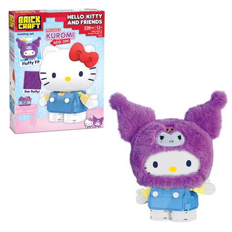 Brickcraft X Hello Kitty Kuromi Fluffy Fit Brick Set 239 Pieces