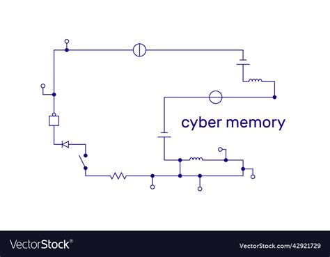 Electronic Circuit Scheme Technology Concept Vector Image